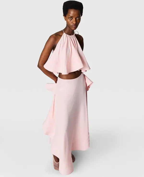 Stella McCartney Halterneck Sleeveless Frill Top