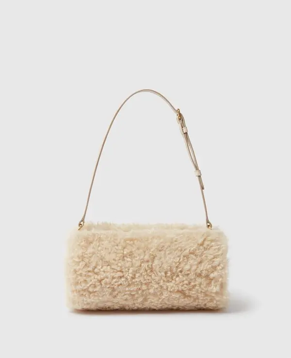 Stella McCartney Logo Pochette Shoulder Bag - Cream