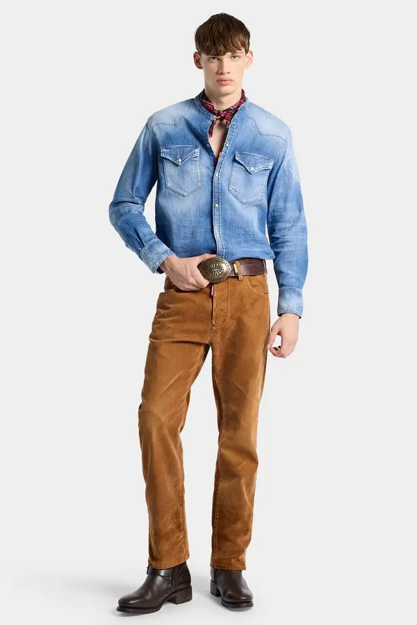 Dsquared2 Medium Wash Canadian Vintage Shirt