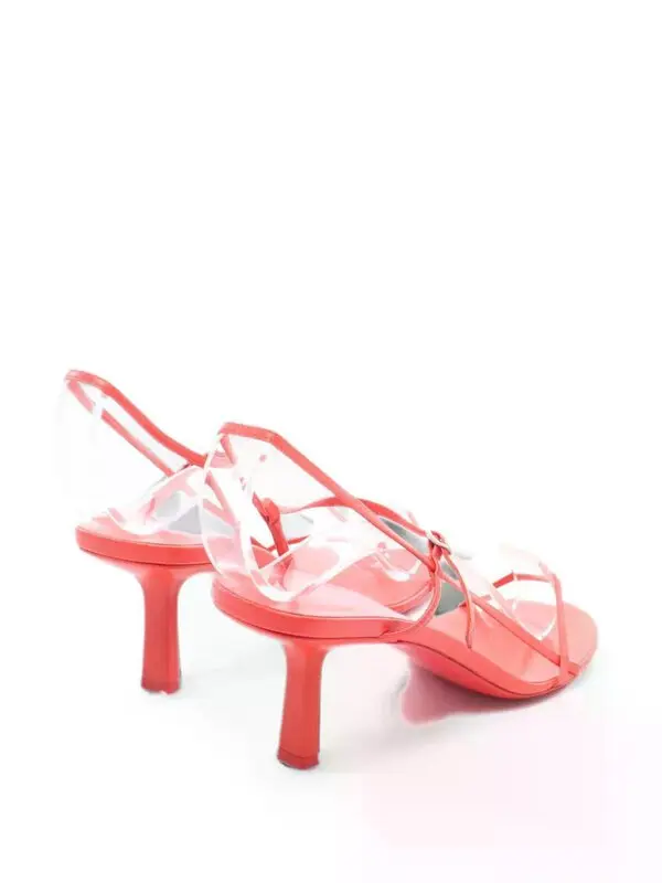 THE ROW Buckled Leather Heeled Sandals