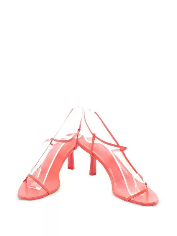 THE ROW Buckled Leather Heeled Sandals