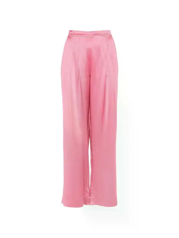 ERES Event Pleated-front Pyjama Bottoms - Pink