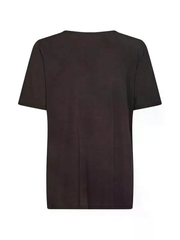 UMA WANG Asymmetric Draped T-shirt