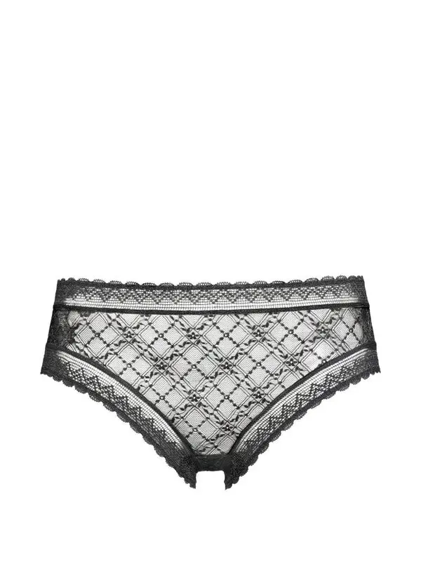 ERES Florissante Lace Briefs - Black