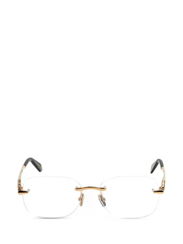 BVLGARI Serpenti Rimless Glasses - Gold