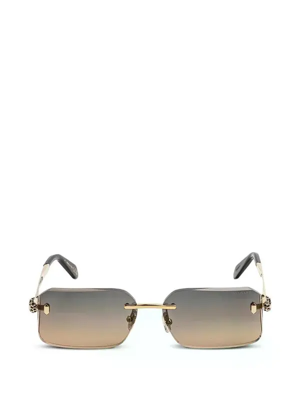 BVLGARI Serpenti Rectangle Sunglasses - Gold