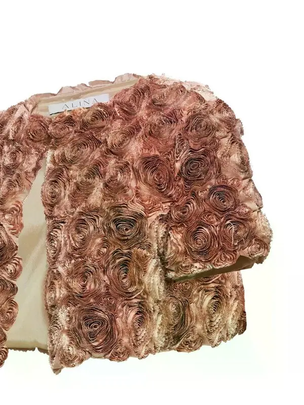 ALINA Floral-taffeta Cropped Jacket