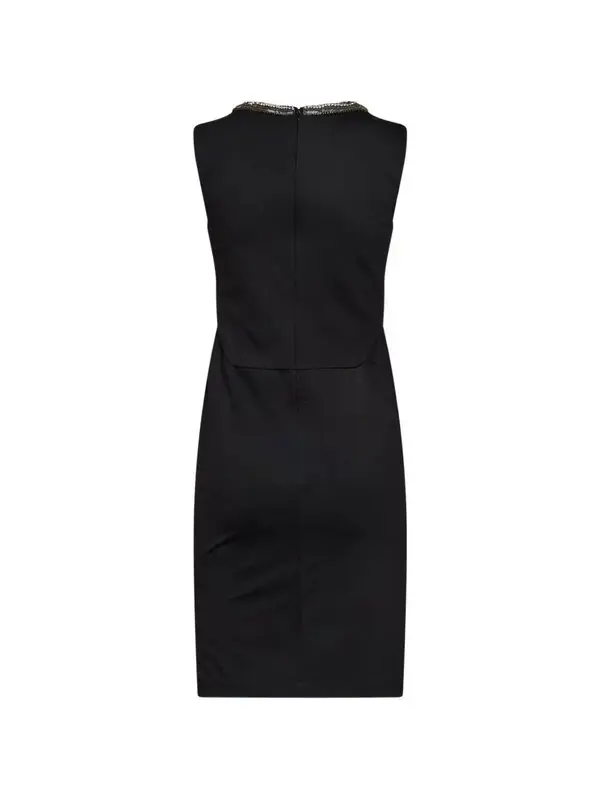 ALINA Snake-embroidered V-neck Mini Dress