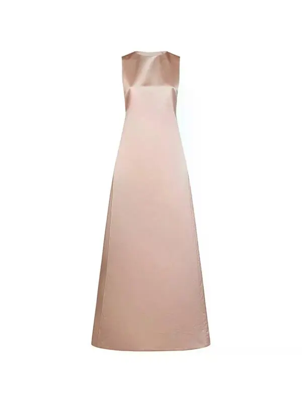 ALINA Bow-detail A-line Maxi Dress