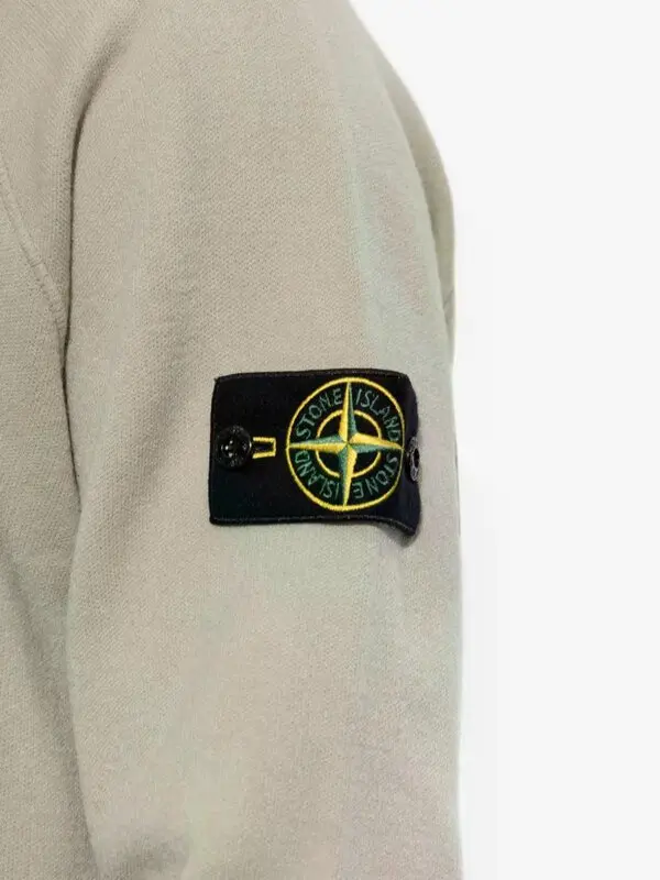 Stone Island Logo-patch Raglan-sleeve Sweater