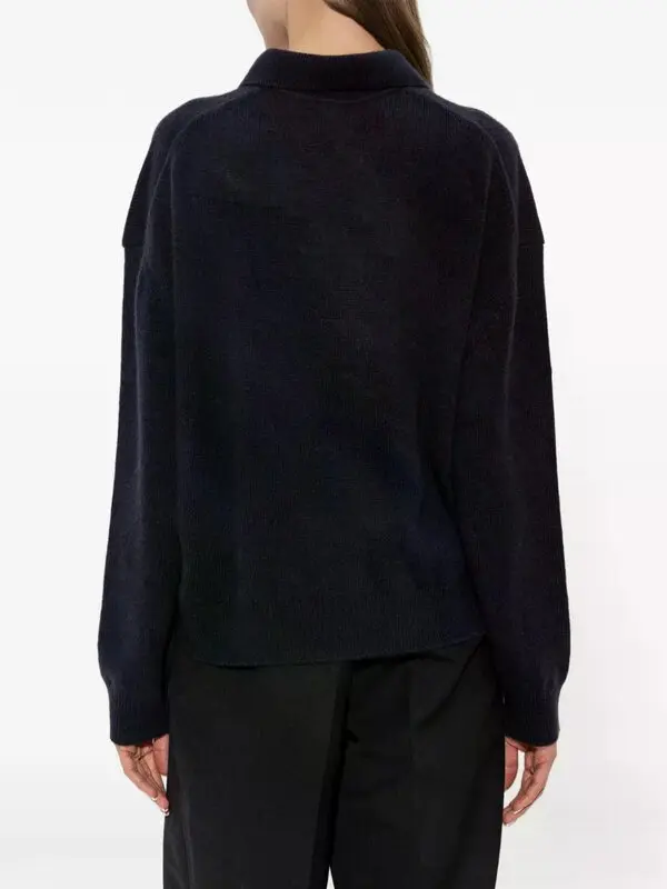ANINE BING Lee Polo-collar Sweater