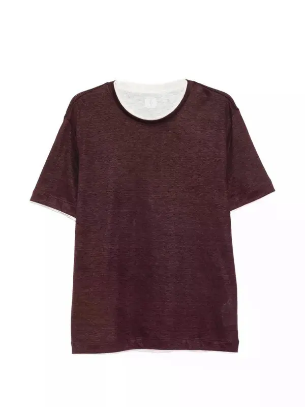 Eleventy Layered-effect T-shirt