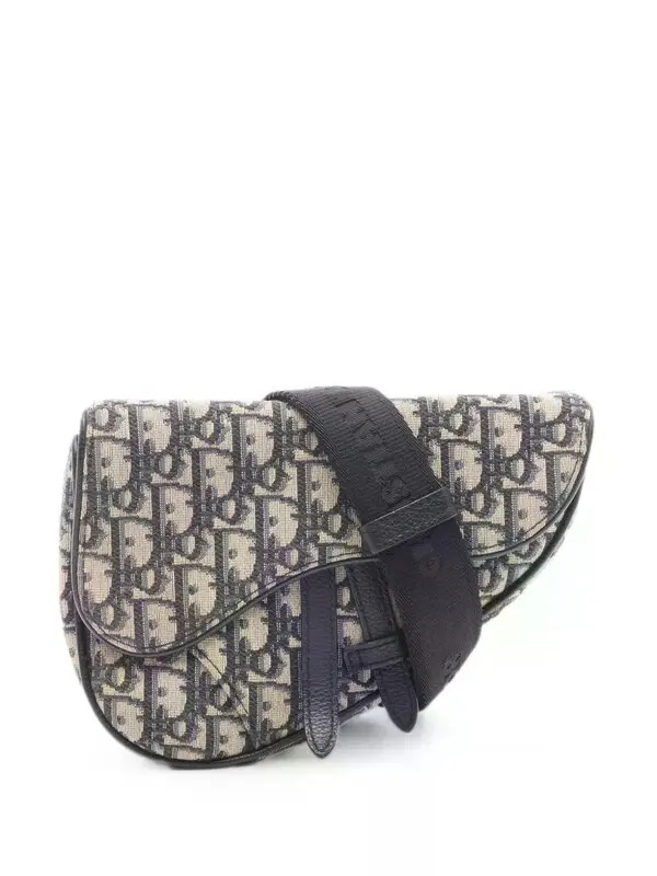 Dior Saddle Oblique Jacquard Mini Crossbody Bag