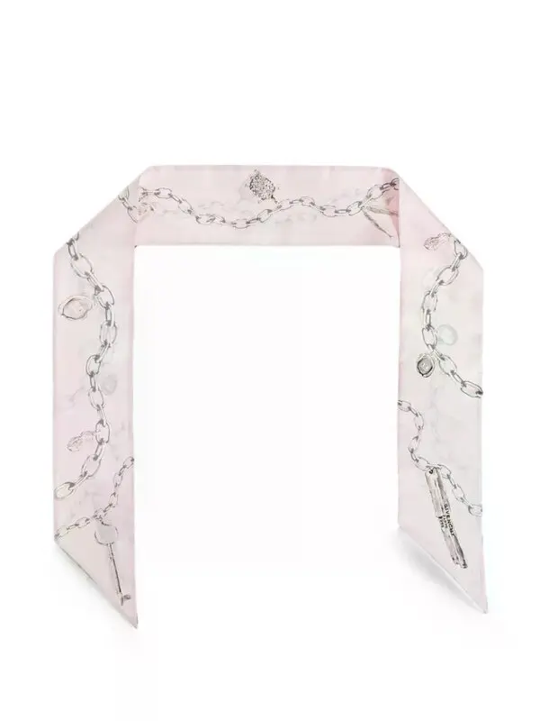 Givenchy Chain-print Silk Scarf