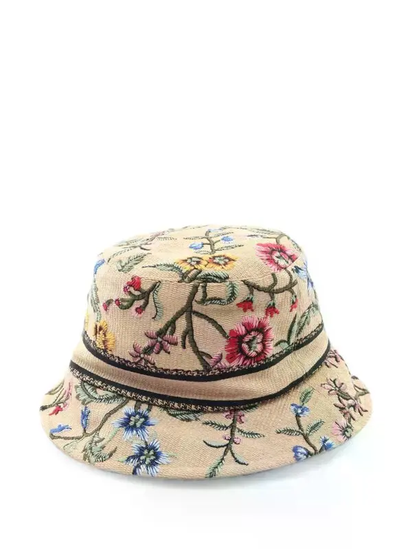 Dior 2010s D-bobby Petites Fleurs Bucket Hat