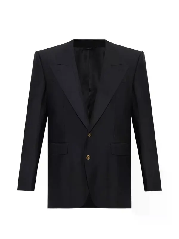 Dolce & Gabbana Peak-lapels Single-vent Blazer - Black