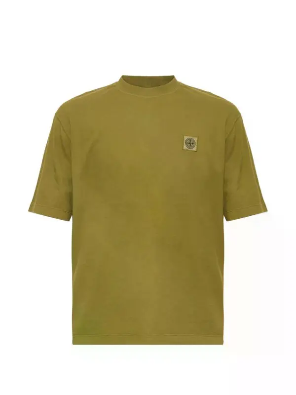 Stone Island Logo-patch T-shirt - Green