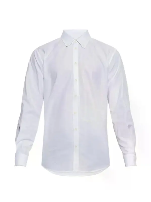 Dsquared2 Embroidered-logo Button-down Shirt - White