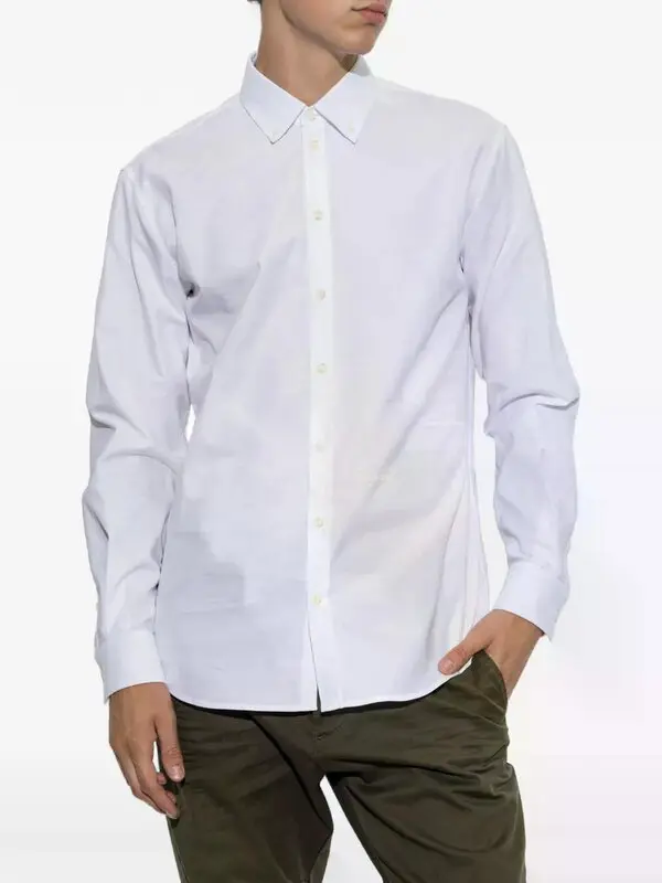 Dsquared2 Embroidered-logo Button-down Shirt