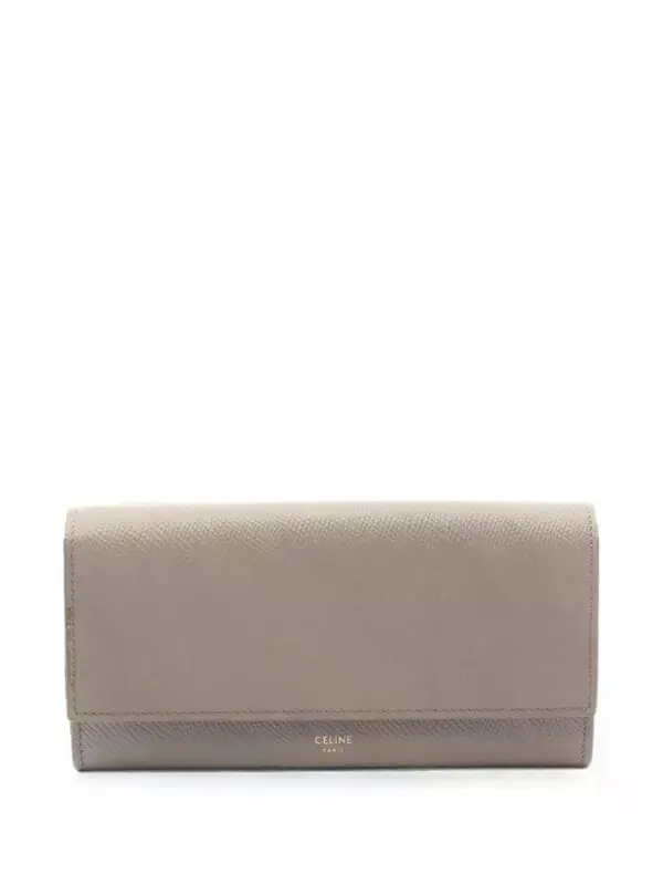 Celine 2010s Flap Wallet - Neutrals