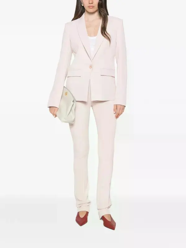 Patrizia Pepe Single-breasted Blazer With Notched Lapels