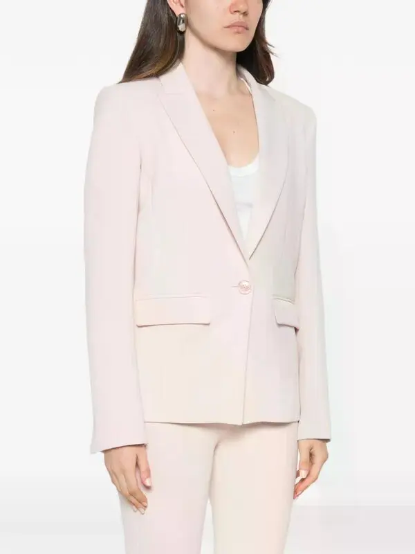 Patrizia Pepe Single-breasted Blazer With Notched Lapels
