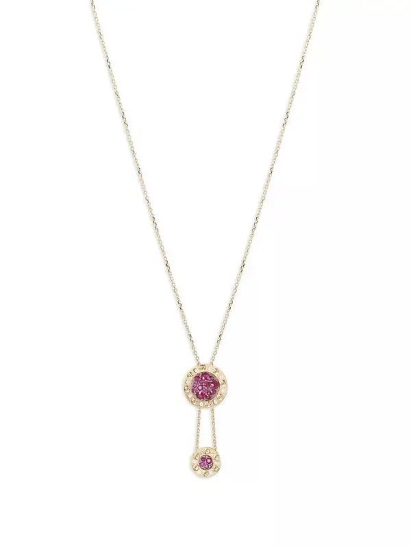 OFFICINA BERNARDI Senzatempo Essence Ruby And Diamond Necklace - Gold