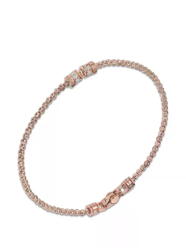 OFFICINA BERNARDI 18k Rose Gold Diamond And Ruby Bracelet - Pink