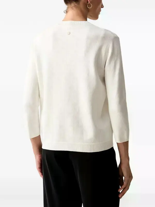 JOOP! Jacquard-knit Three-quarter Sleeve T-shirt