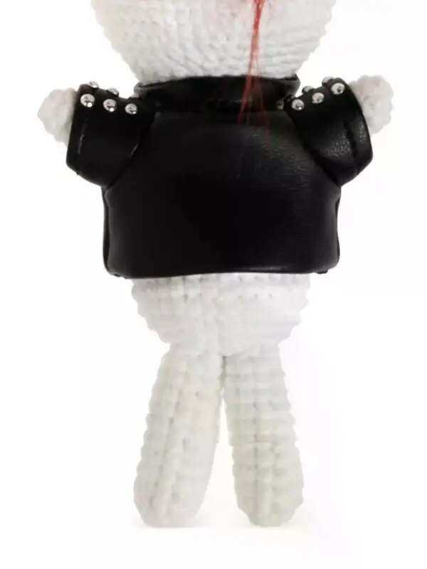 Alexander McQueen Crochet-knit Studded Bag Charm