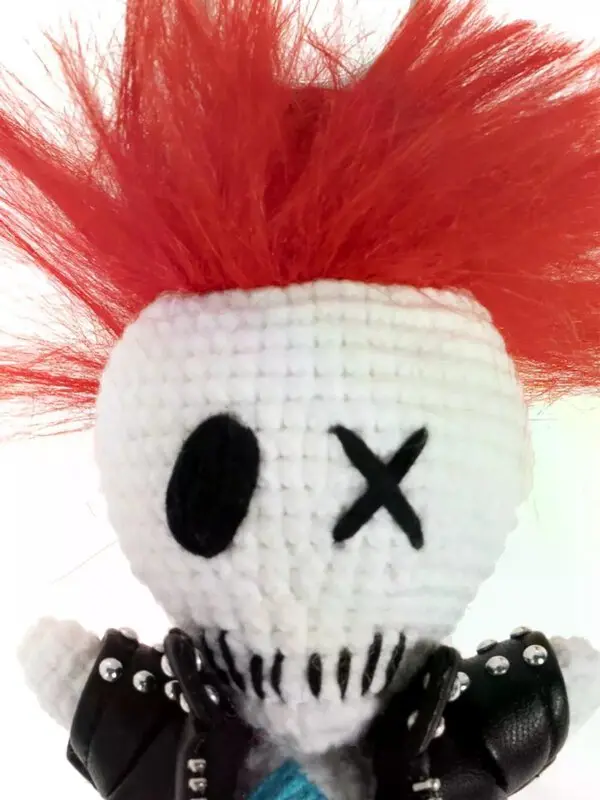 Alexander McQueen Crochet-knit Studded Bag Charm