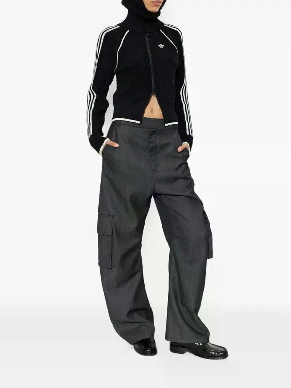 Adidas Cardigan With Detachable Hood
