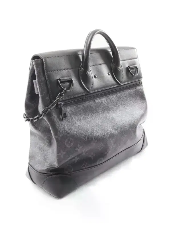LOUIS VUITTON 2021 Pm Steamer Monogram Eclipse Tote Bag
