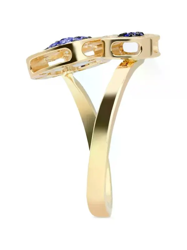 OFFICINA BERNARDI Small Senzatempo Essence Sapphire Ring - Gold