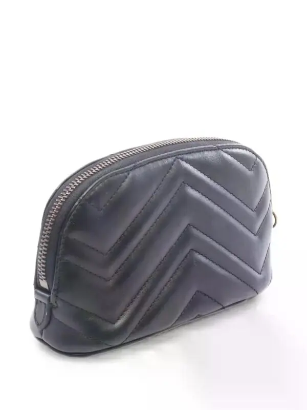 Gucci 2010s Gg Marmont Quilted Makeup Bag