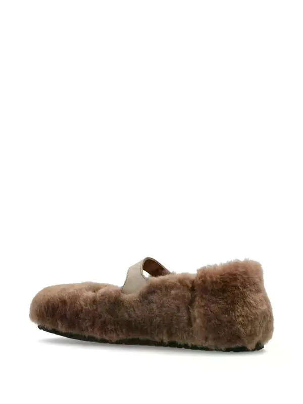 BIRKENSTOCK Santa Clarita Buckled Ballet Flats - Brown