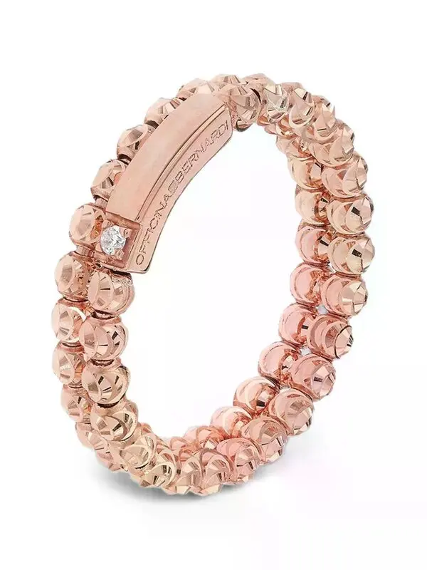 OFFICINA BERNARDI Moon Two-row Diamond Ring