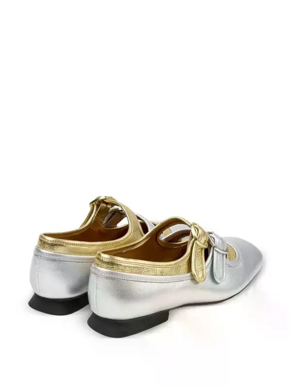 Camper Casi Myra Ballet Flats With Double Buckle Fastening