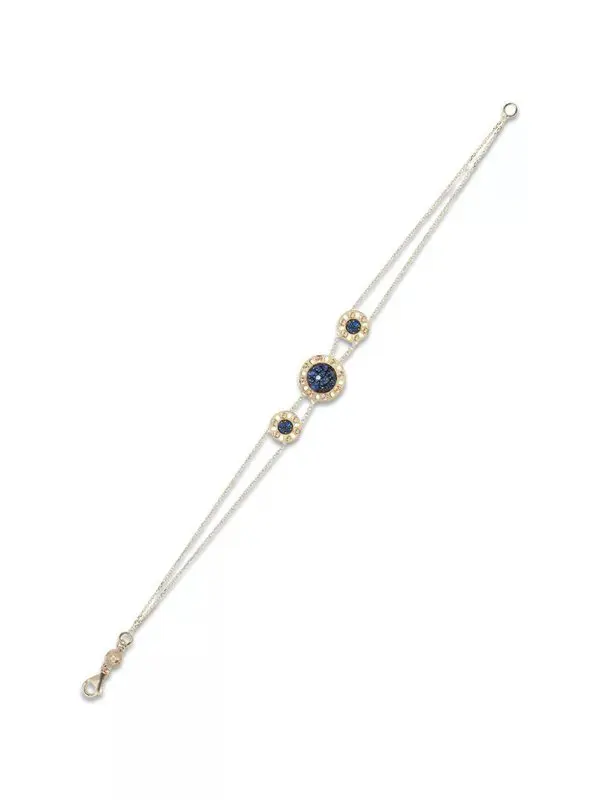 OFFICINA BERNARDI Senzatempo Essence Sapphire And Diamond Bracelet - Gold