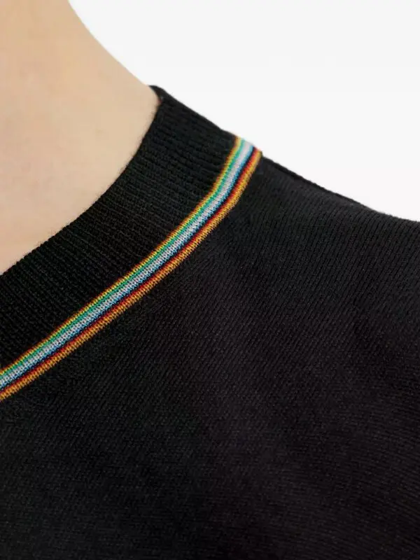 Paul Smith Artist Stripe Crew Neck Sweater