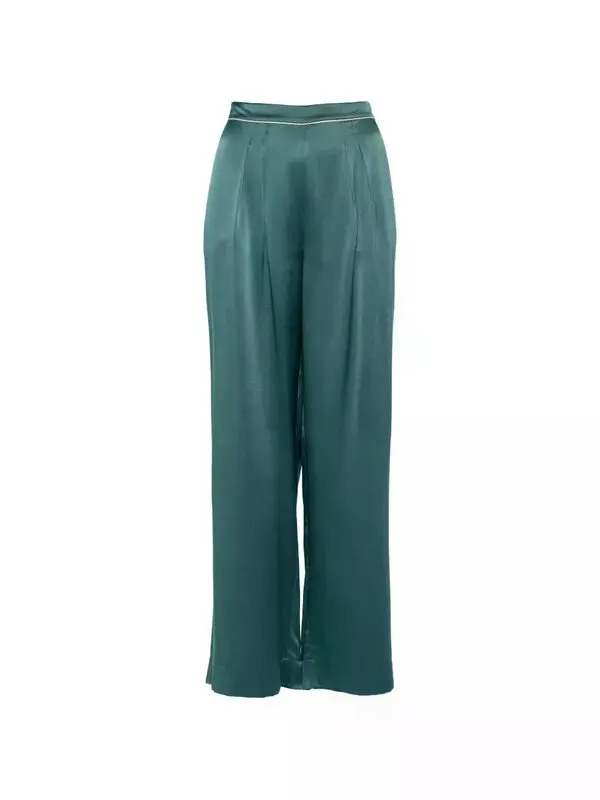 ERES Silk Satin Wide Leg Trousers