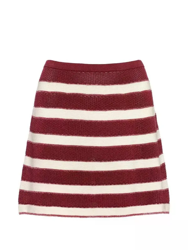 ERES Mini Intervalle Horizontal-stripe Skirt