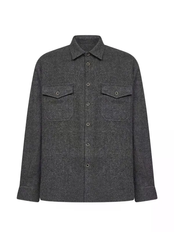 UMA WANG Tavis Chest-pockets Shirt