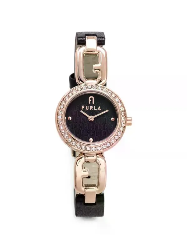 Furla Arch Crystal Embellished Watch