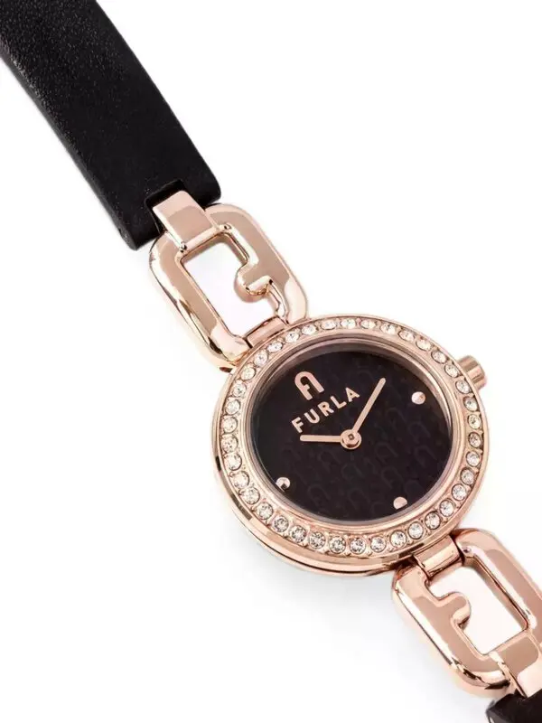 Furla Arch Crystal Embellished Watch