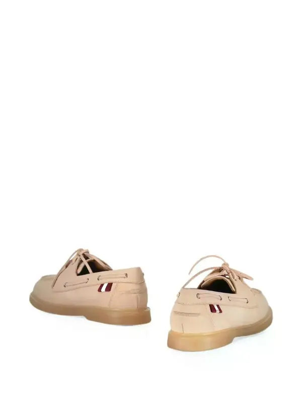 Bally Lace-up Leather Loafers