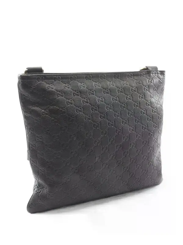 Gucci Debossed Guccissima Leather Messenger Bag