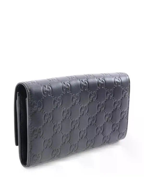 Gucci 2000s Guccissima Bow Continental Wallet