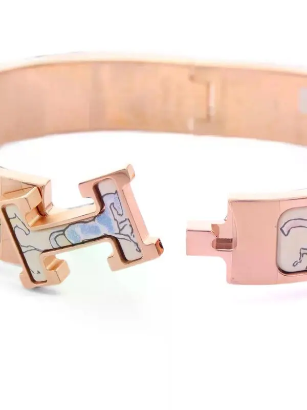 Hermès 2020s Pm Clic Clac Chevaux En Liberté Bangle