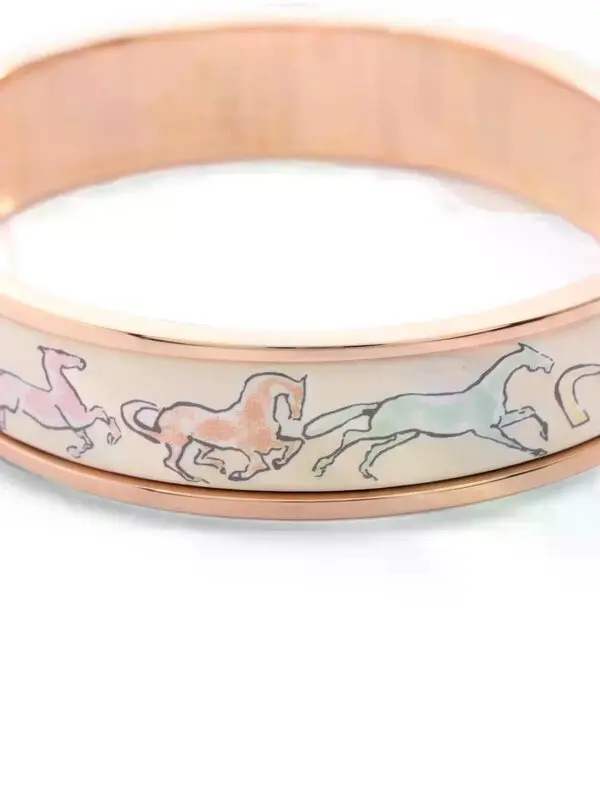 Hermès 2020s Pm Clic Clac Chevaux En Liberté Bangle